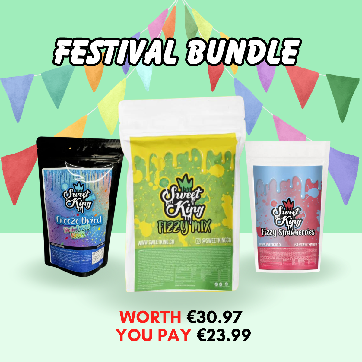 Concert Festival Pic ‘n’ Mix Candy Bundle From SWEET KING – Sweet King Co
