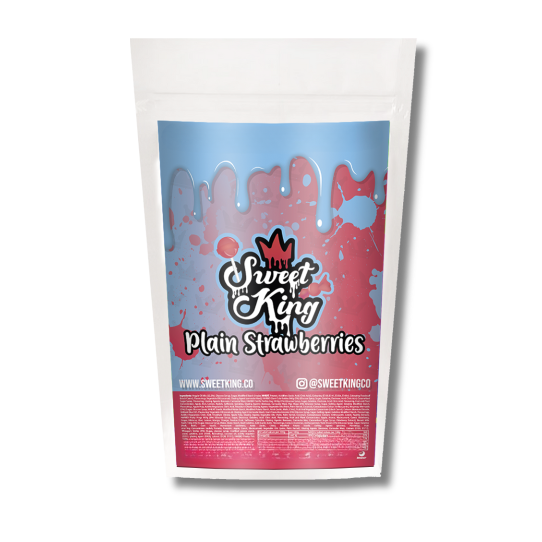SWEET KING Plain Candy Strawberries 300gr Bag – Sweet King Co