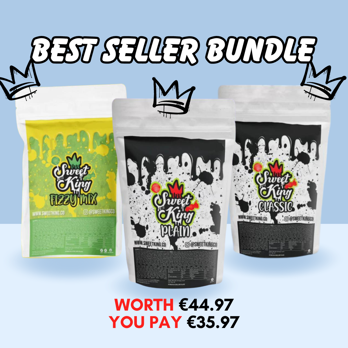 Best Sellers Candy Bundle From SWEET KING – Sweet King Co