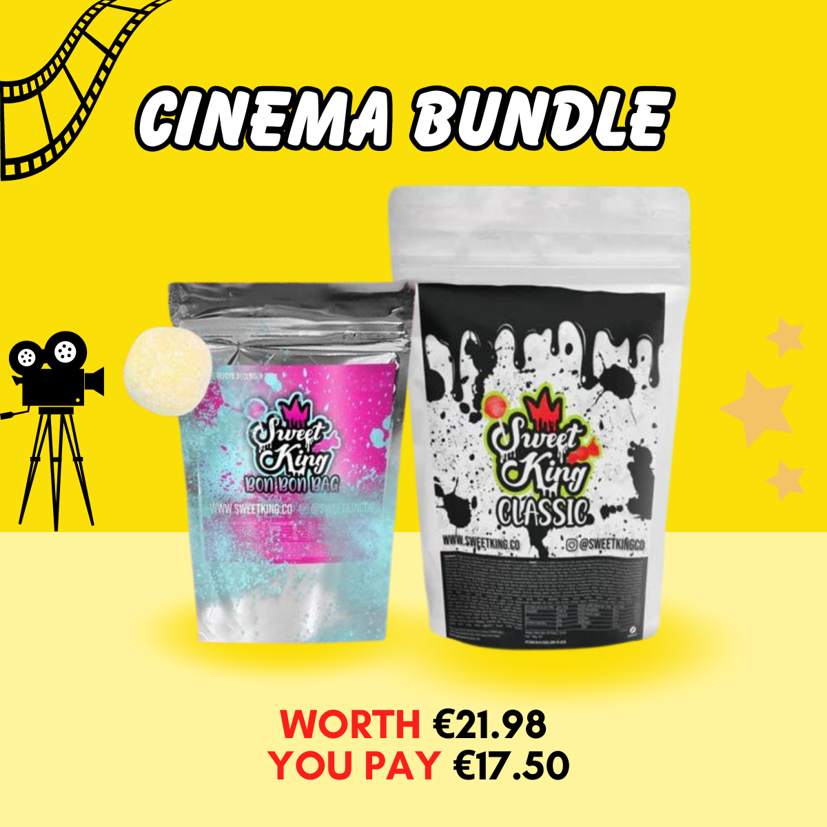 Cinema Candy Bundle From SWEET KING – Sweet King Co